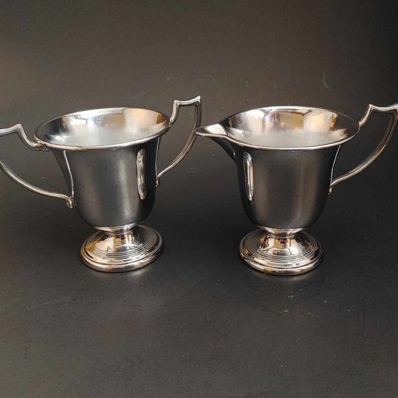 Farberware | Dining | Vintage Farber Bros Farberware Chrome Sugar And ...